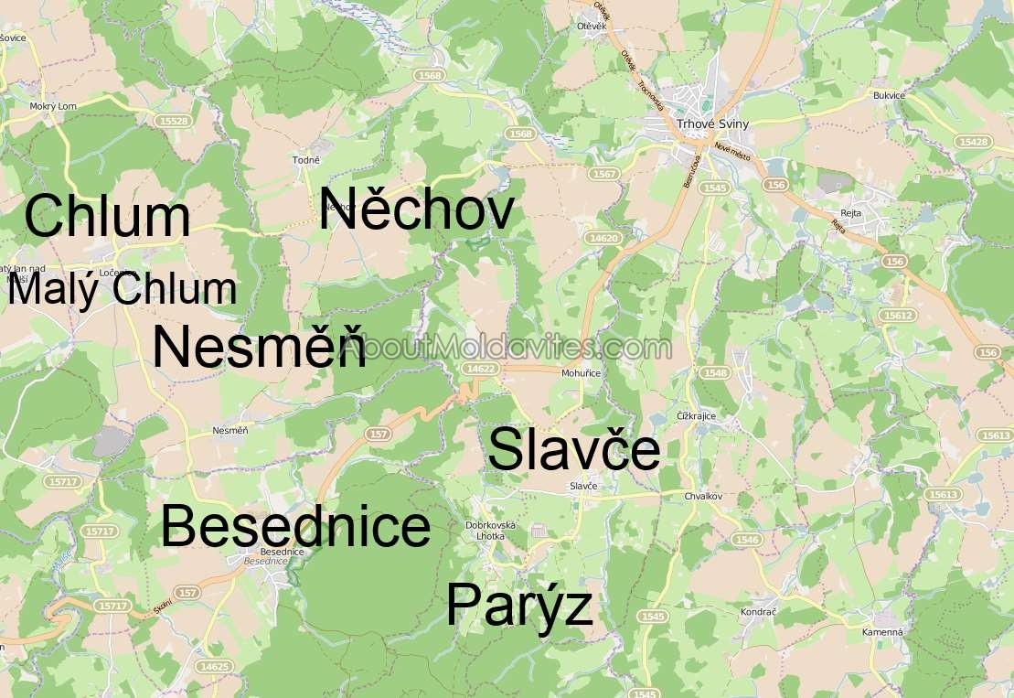 How Moldavite Deposits Are Named - AboutMoldavites.com